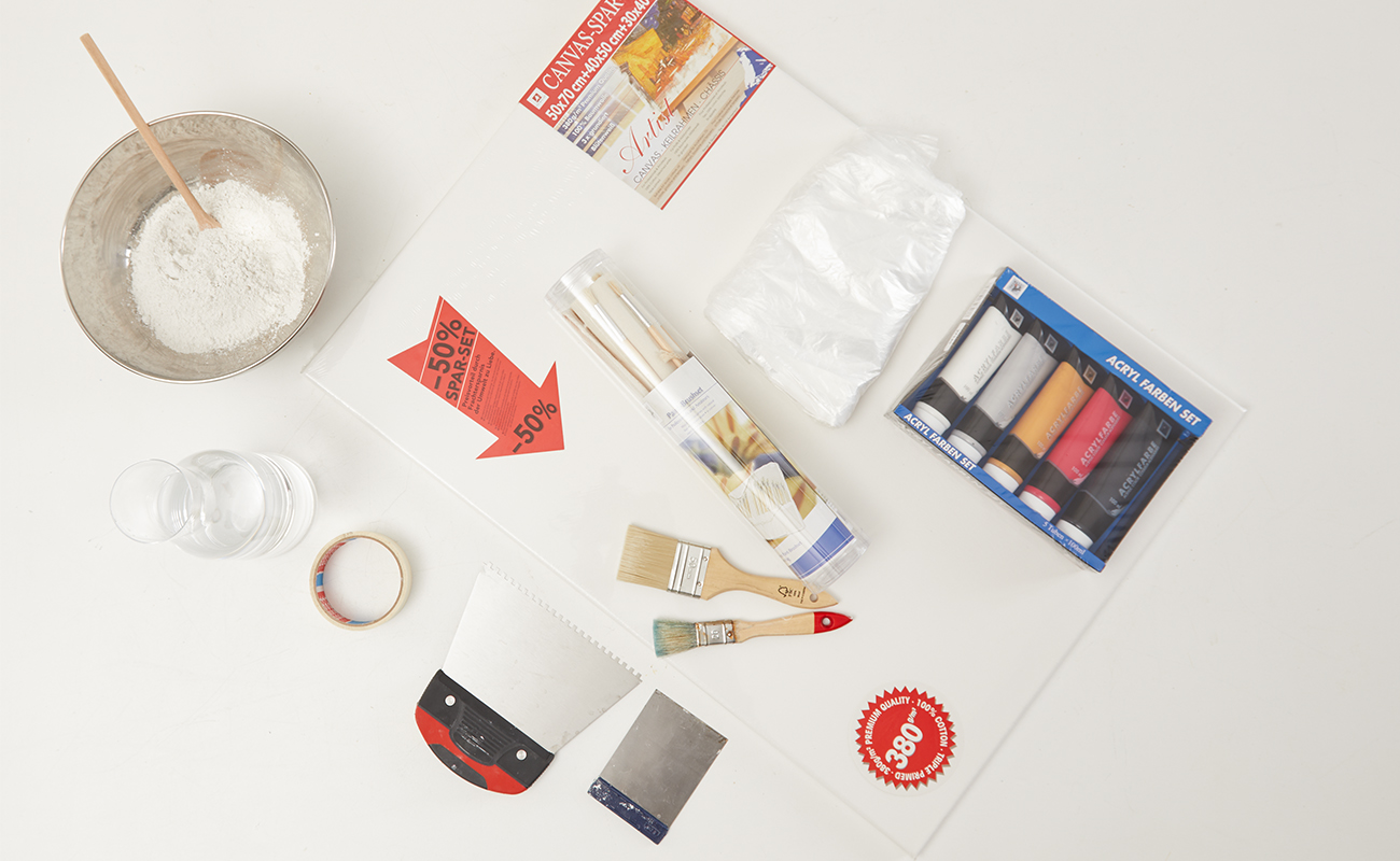 Leinwand mit Struktur selber gestalten - mömax blog