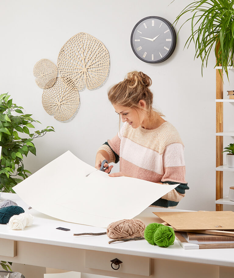 Weihnachtliches Bild mit Tanne DIY - mömax blog