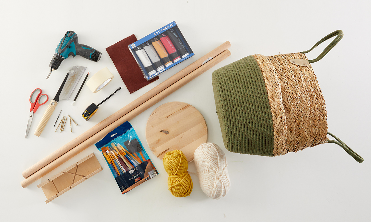 Pflanzen Korb im Boho Stil selber gestalten - mömax blog