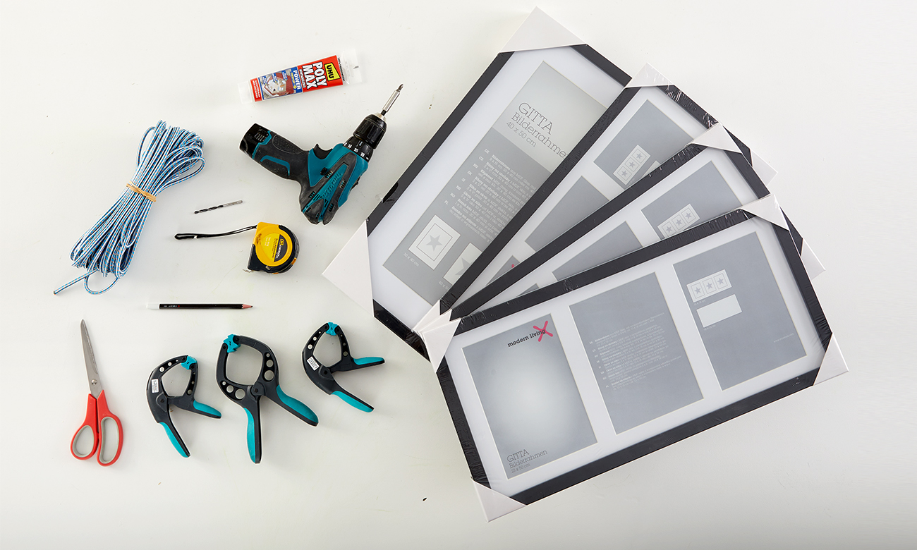 Wandregal aus Bilderrahmen DIY - mömax blog