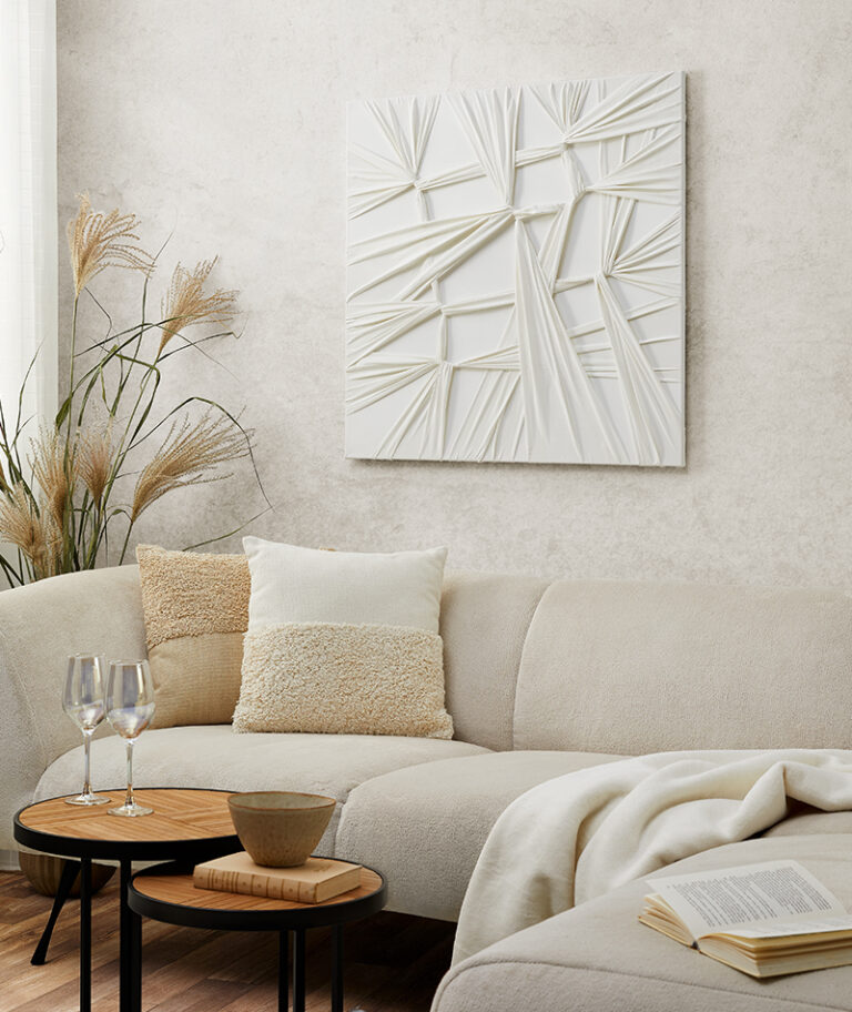 Leinwand mit Stoff gestalten - mömax blog