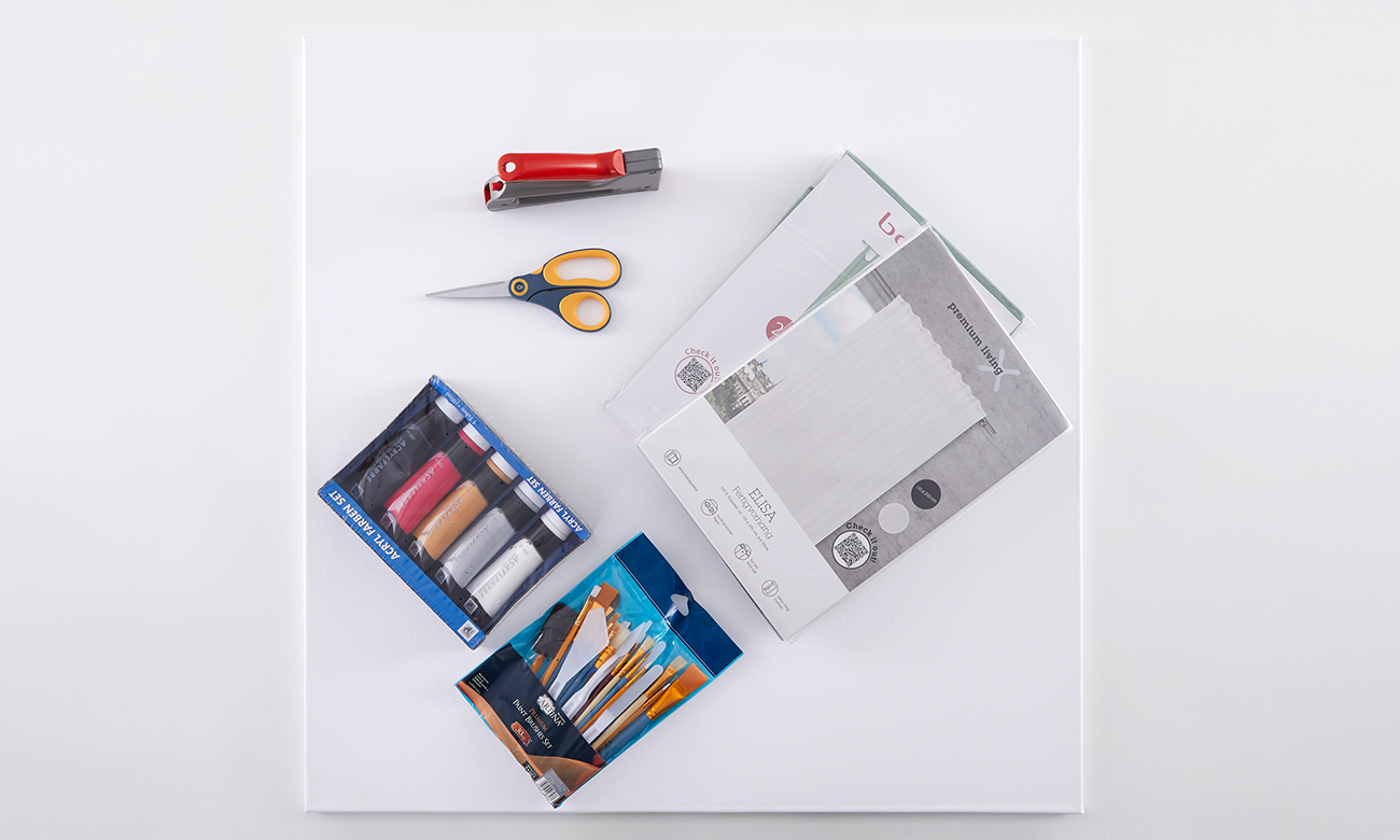 Leinwand mit Stoff gestalten - mömax blog