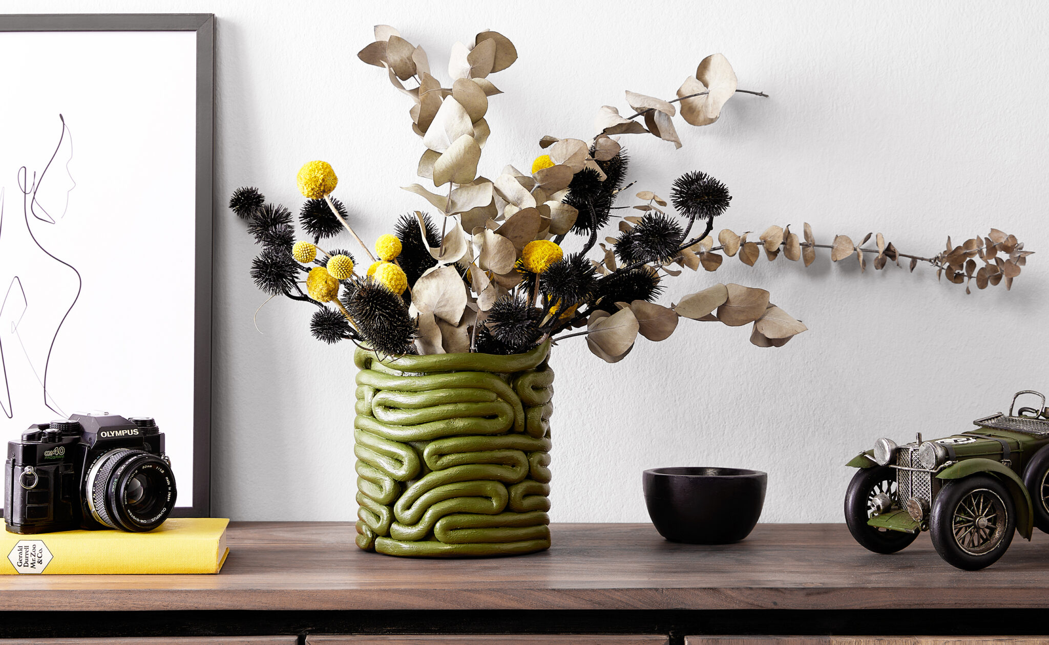 Vase mit Struktur selber machen - mömax blog